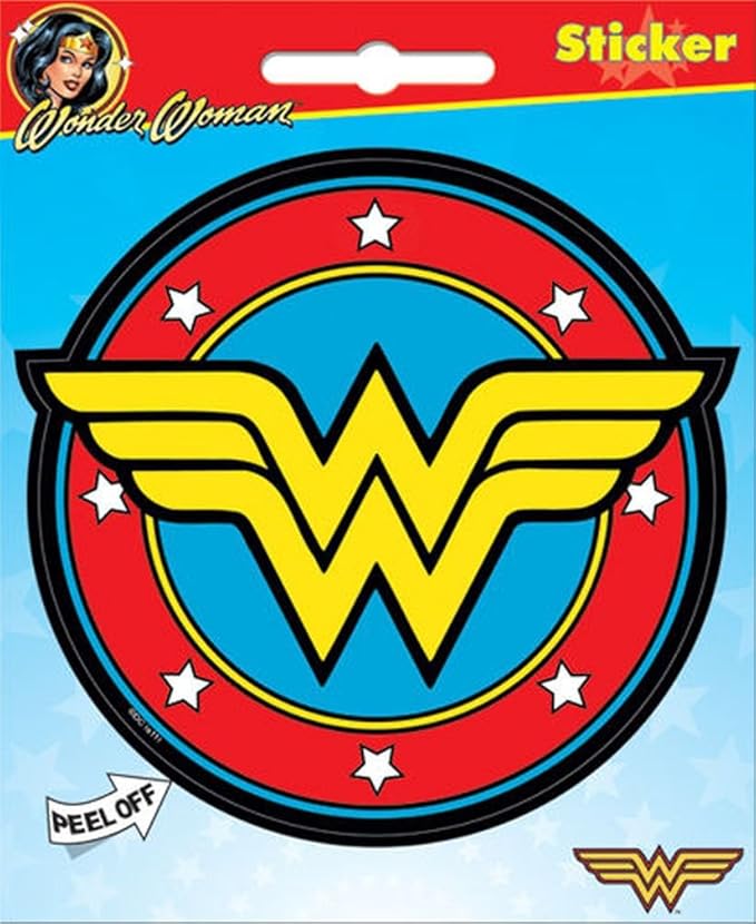 Amazon.com: Ata-Boy DC Wonder Woman Stickers, WW Logo Sticker Anime ...