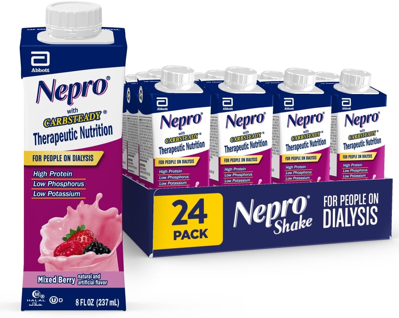 Amazon.com: Nepro with Carb Steady Complete Nutrition, Mixed Berry ...