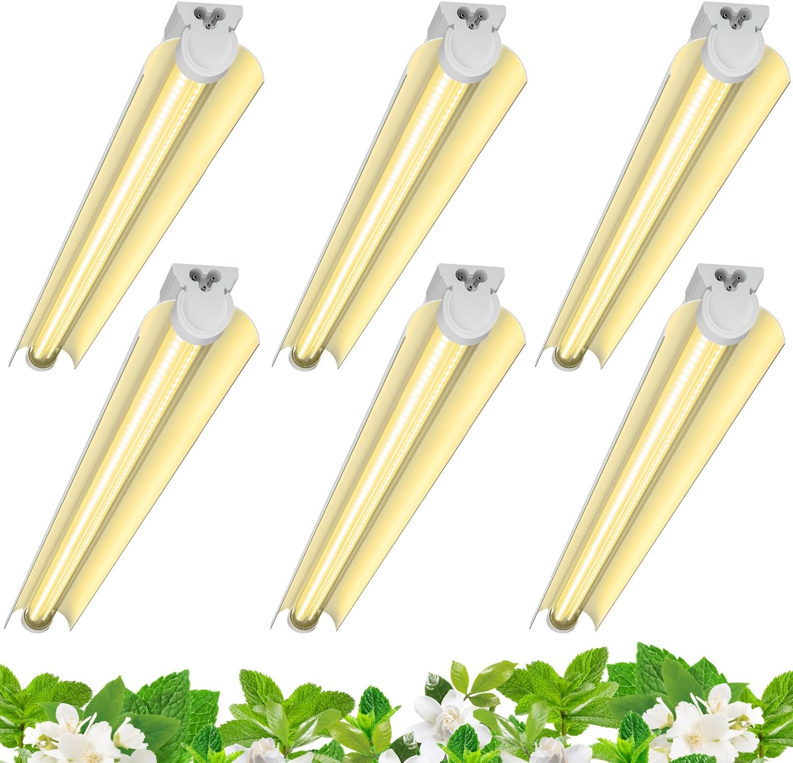 Amazon.com: Barrina 4FT T8 Plant Grow Light Full Spectrum LED Growing ...