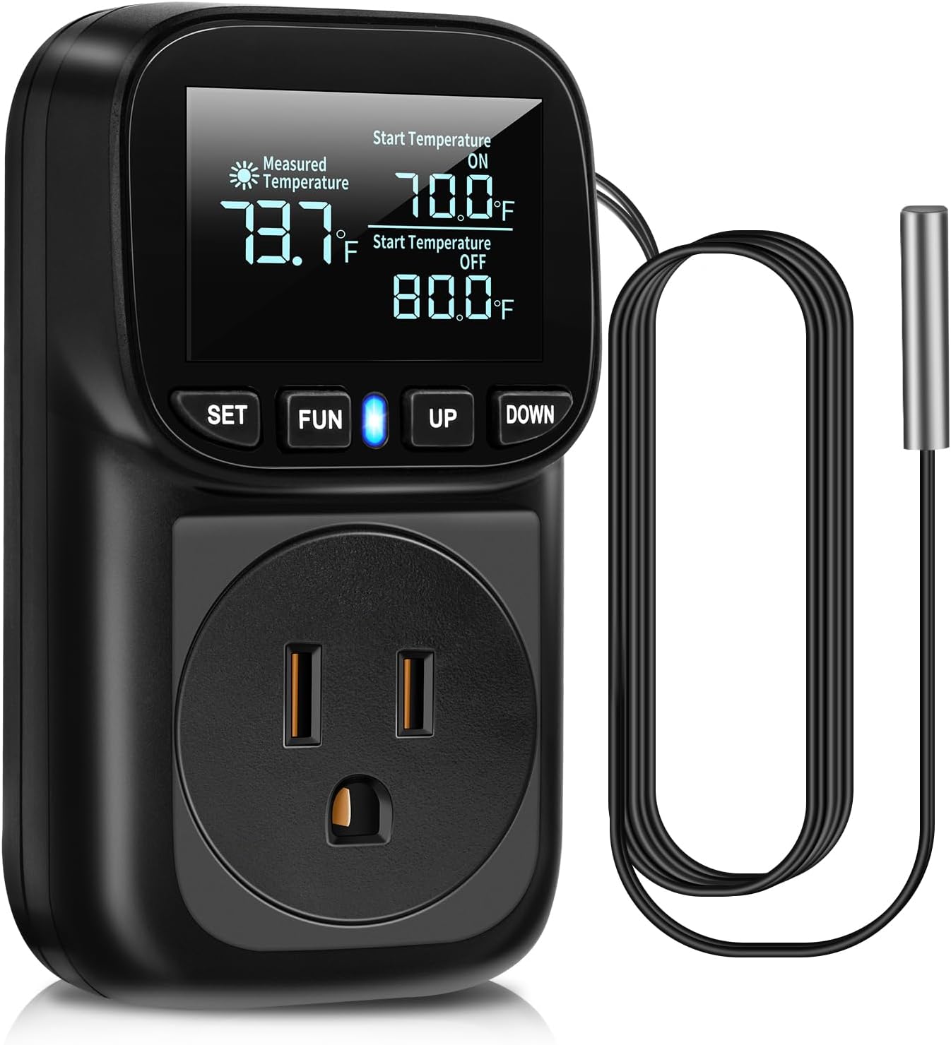 Amazon.com: Diymore Digital Temperature Controller Outlet with ...