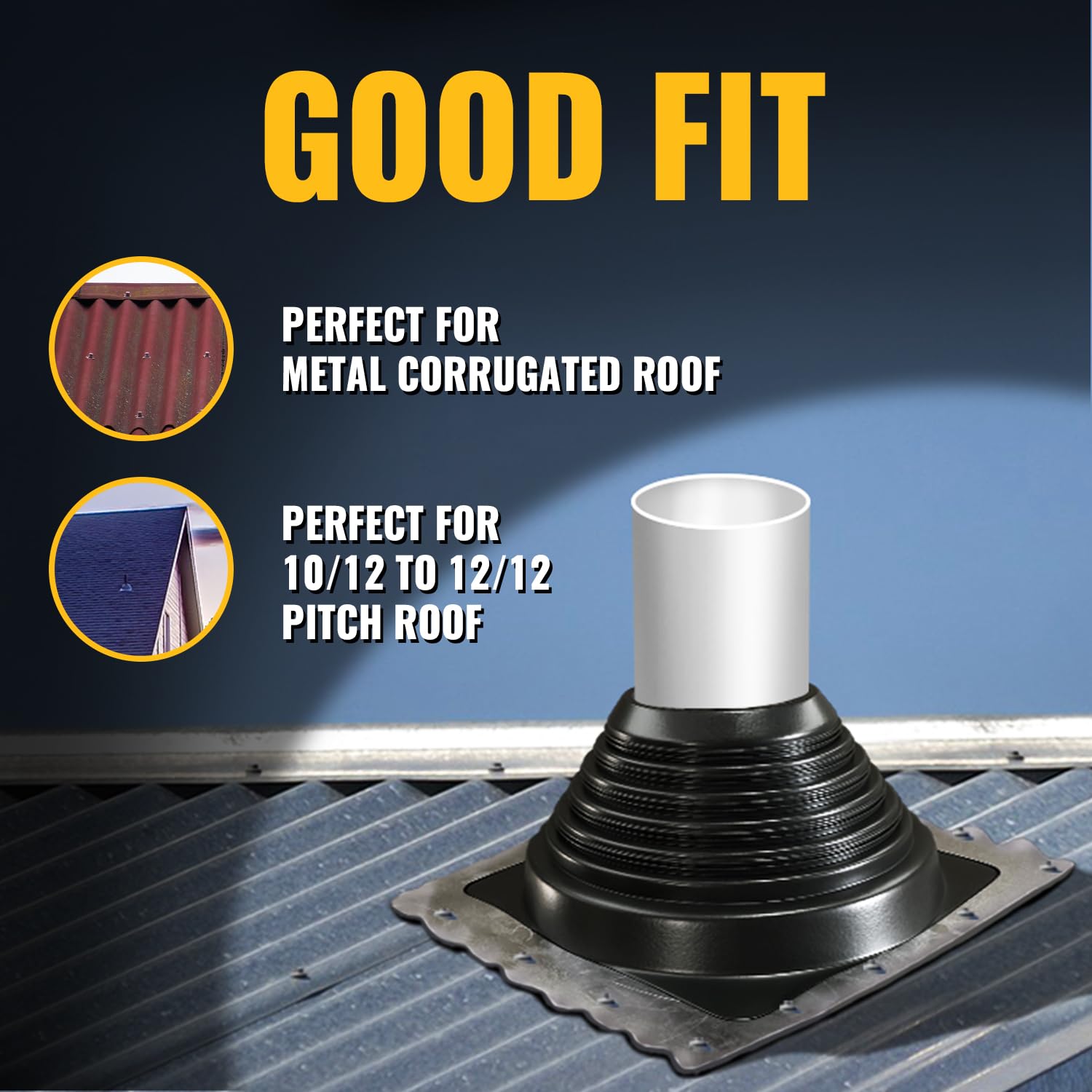 Flexible Metal Roof Vents Metal Roof Ventilation | Ontario Metal