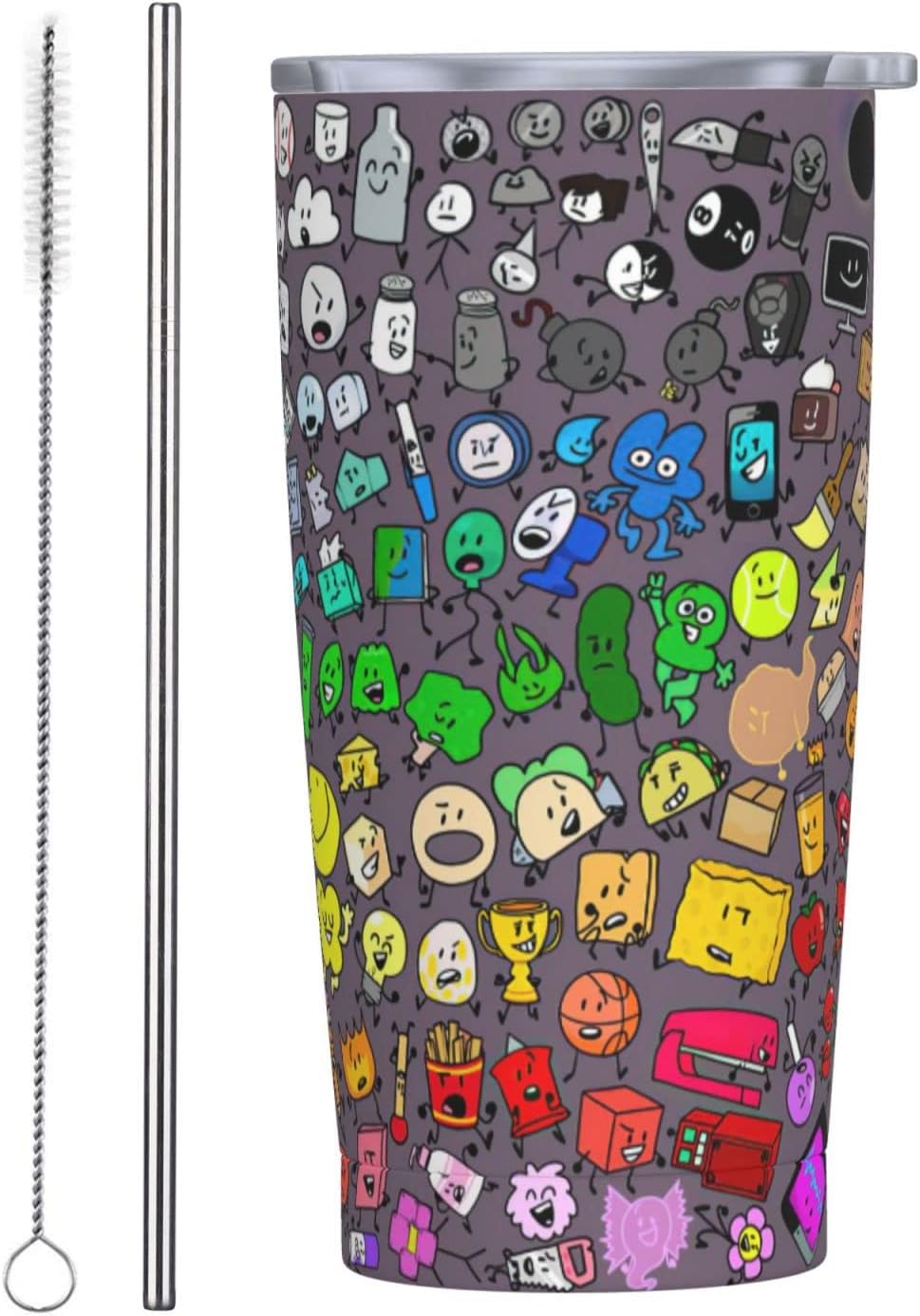 Amazon.com | Bfdi Battle For Dream Anime Stainless Steel Mugs Insulated ...