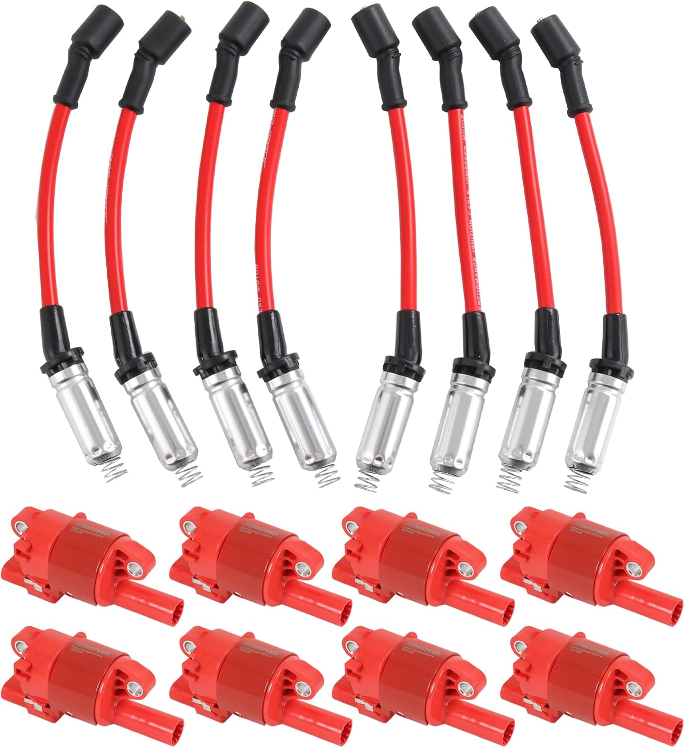 Amazon.com: Spark Plug Ignition Wire with Round Ignition Coil Pack ...