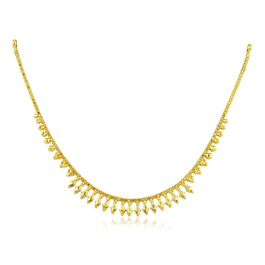 Senco Gold & Diamonds Sober Yet Stylish Gold Necklace for Women (Yellow ...
