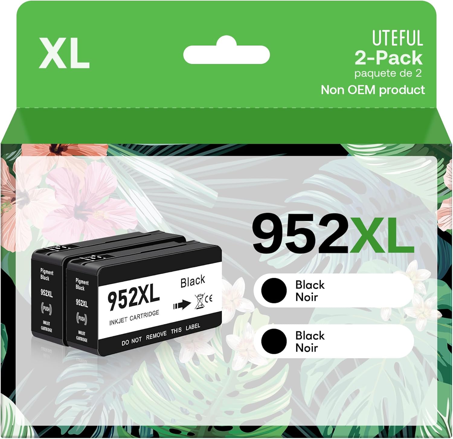 Amazon.com: UTEFUL 952XL Latest Upgrade Black Compatible Ink Cartridges ...