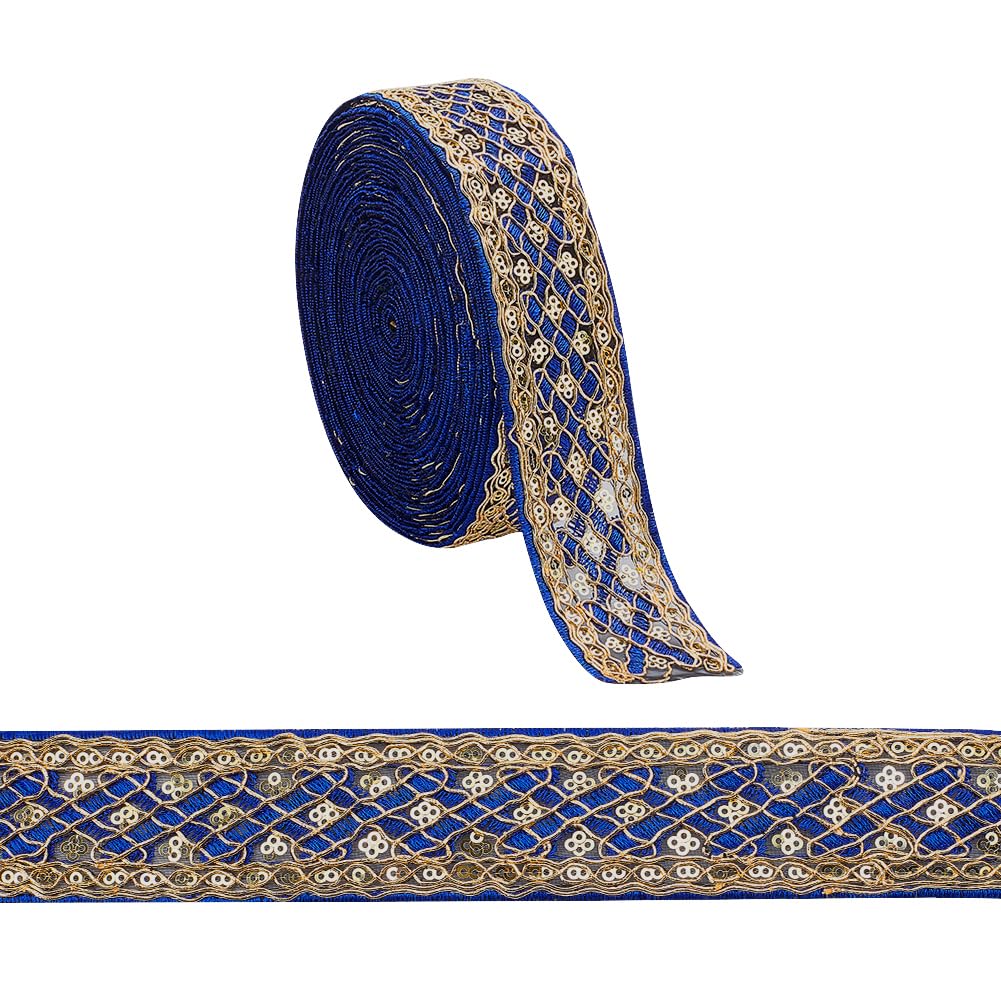 Amazon.com: AHANDMAKER 10 Yards 1.6inch Fabric Embroidered Trim ...