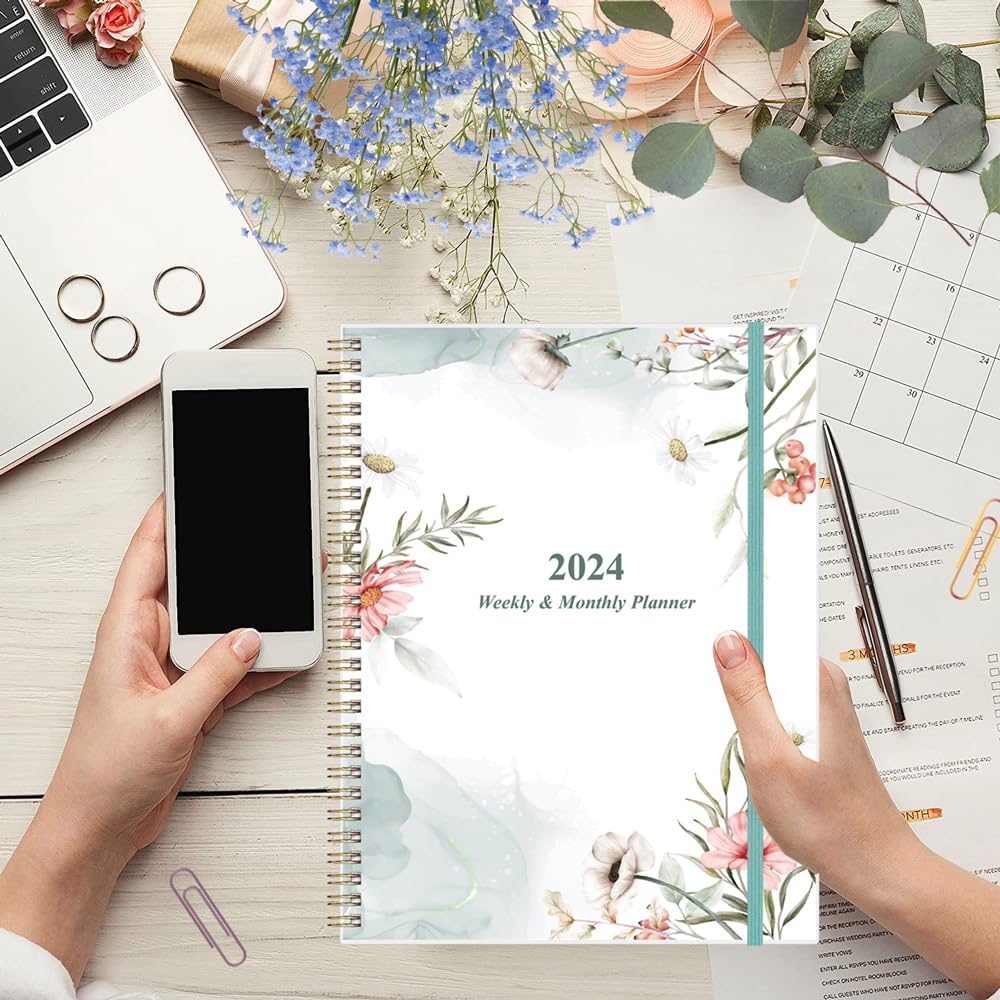 Snapklik.com : 2024 Planner - 2024 Weekly Monthly Planner Runs From ...