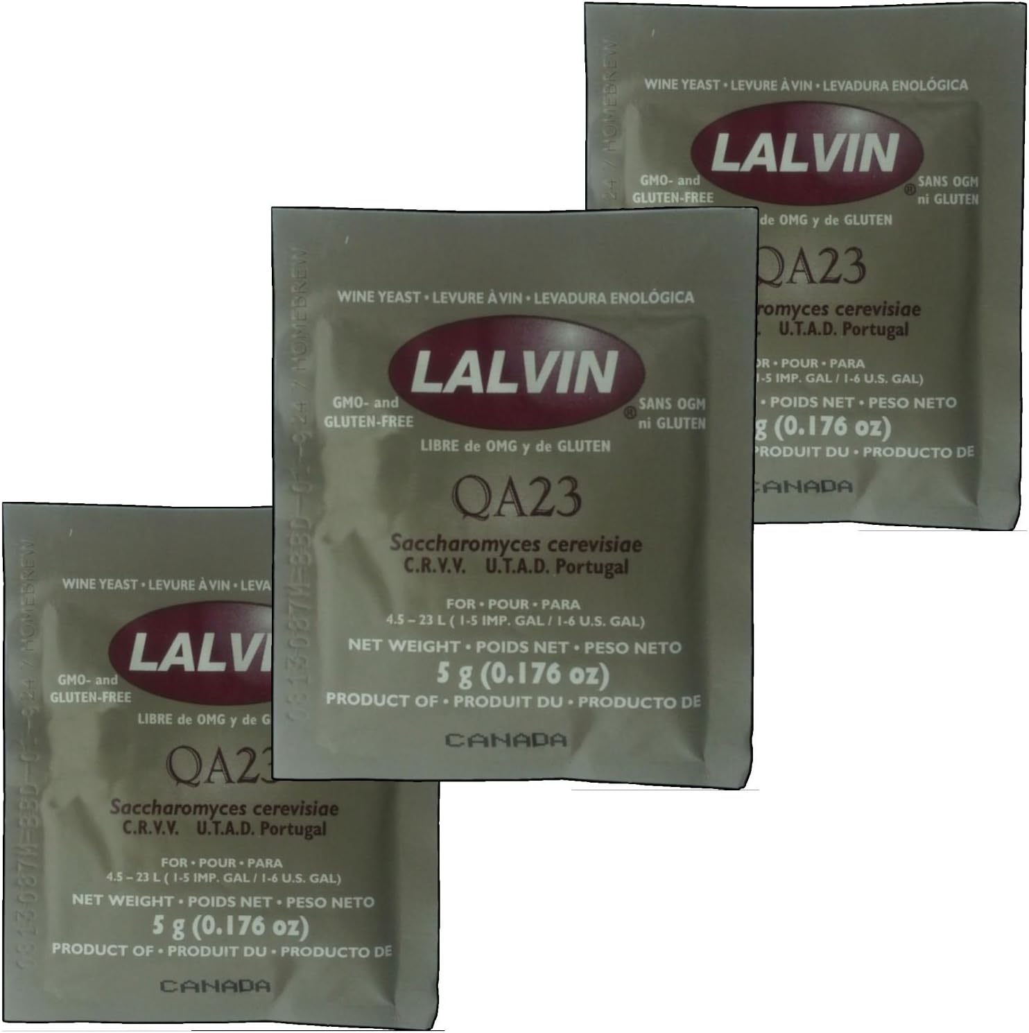 Amazon.com: Lalvin QA23 (3-pack) : Grocery & Gourmet Food