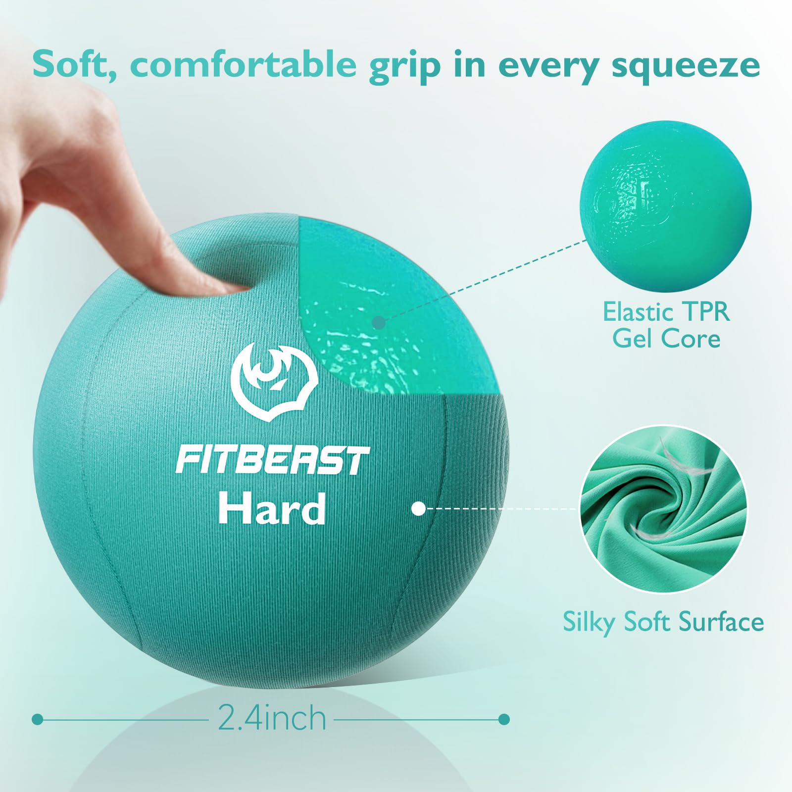 Snapklik.com : FitBeast Stress Balls For Adults, 6-Pack Hand Therapy ...