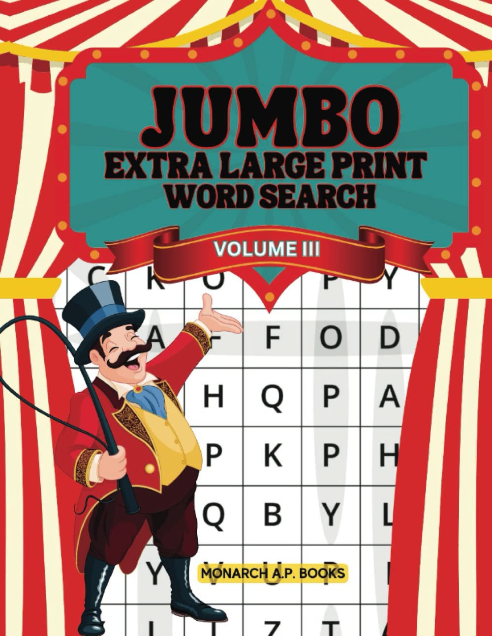 JUMBO EXTRA LARGE PRINT WORD SEARCH VOLUME III: Bold Large Print Word ...
