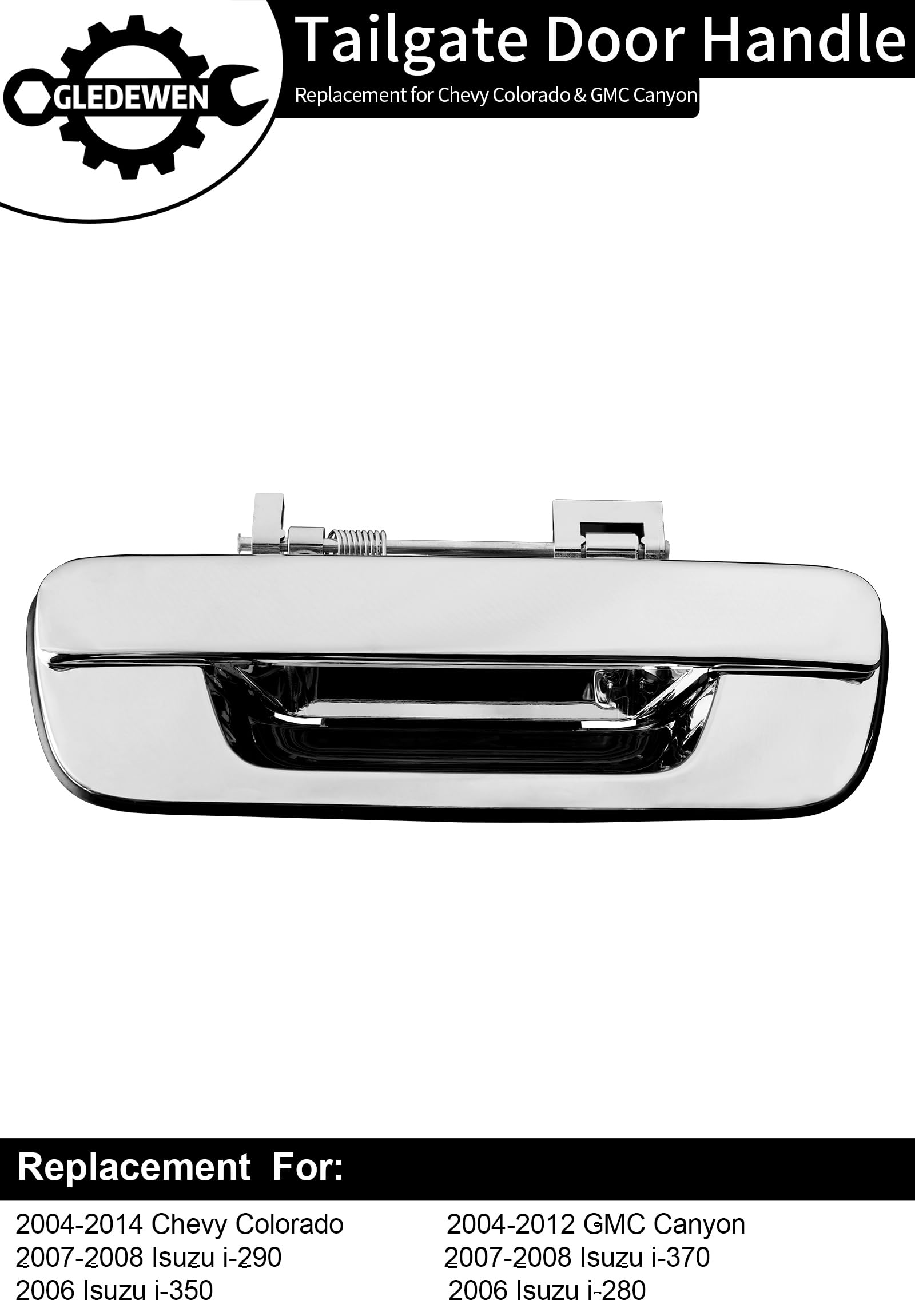 Snapklik.com : Tailgate Door Handle Chrome, Compatible
