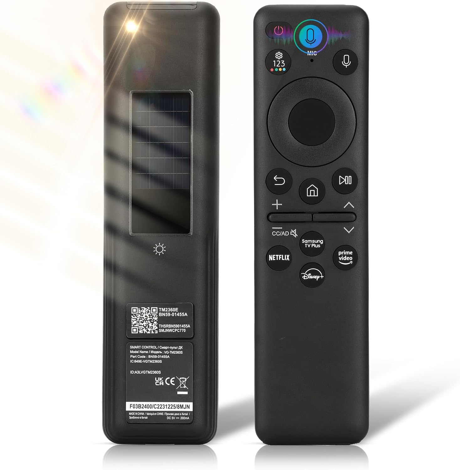 Amazon.com: BN59-01432A tm2360e Voice Solar Remote, Replaces of TM2360E ...