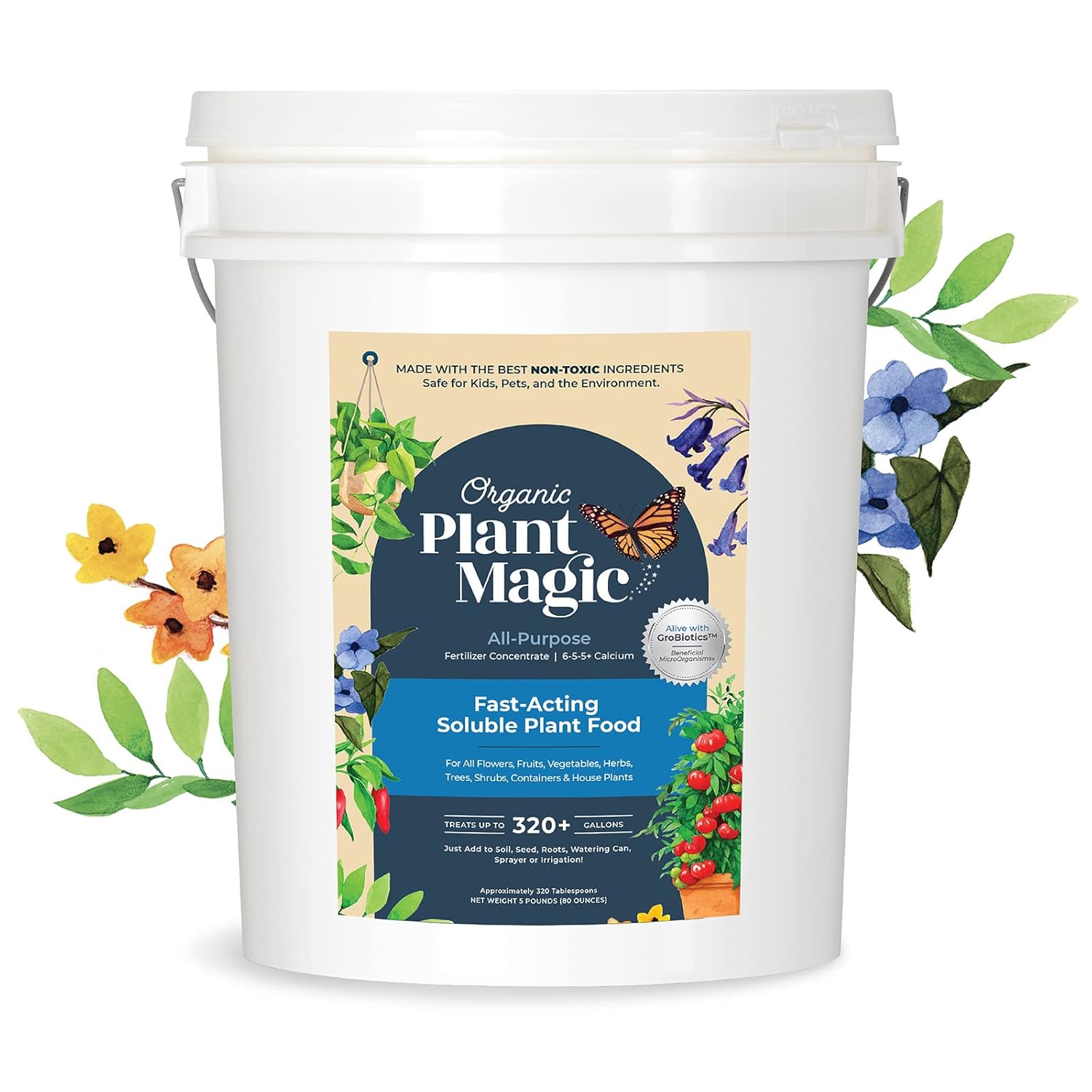 Amazon.com : Organic Plant Magic - Truly Organic™ Fast-Acting Soluble ...