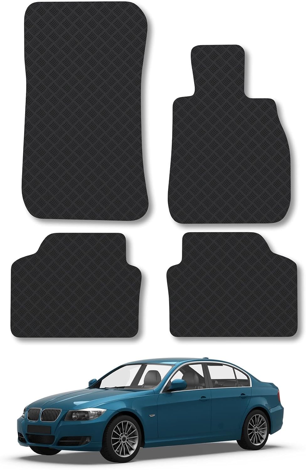 BMW 3 Series (2005-2013) [E90/E91] Rubber Car Mats Accessories Tailored ...
