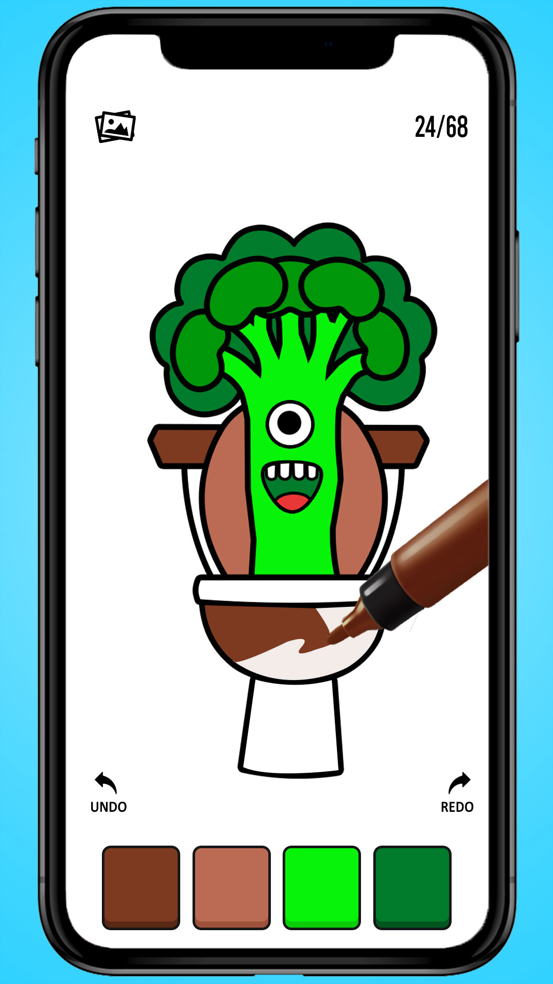 Skiibidi Color ASMR Paint! Toilet Monster Coloring Master - Color Page ...