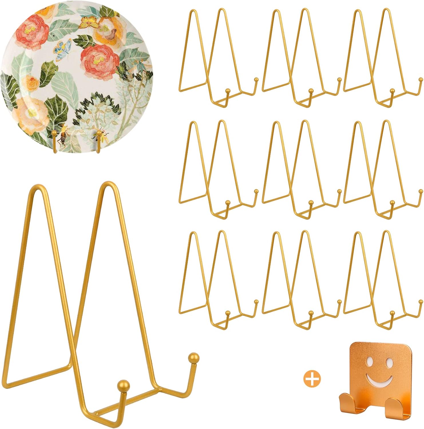 Amazon.com: Yimerlen 10 Pack 6 Inch Plate Stands for Display, Plate ...