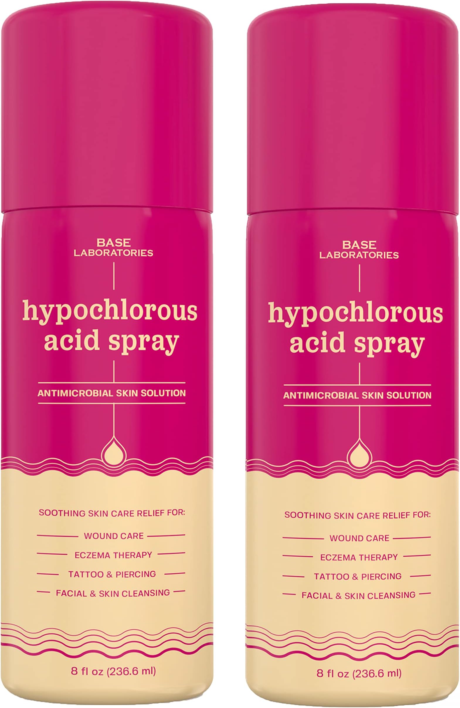 Amazon.com: BASE LABORATORIES Hypochlorous Acid Spray for Skin & Face ...