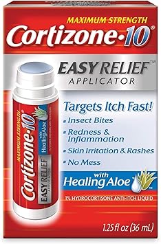 Amazon.com: Cortizone 10 Hydrocortisone Anti-Itch Liquid Easy Relief ...