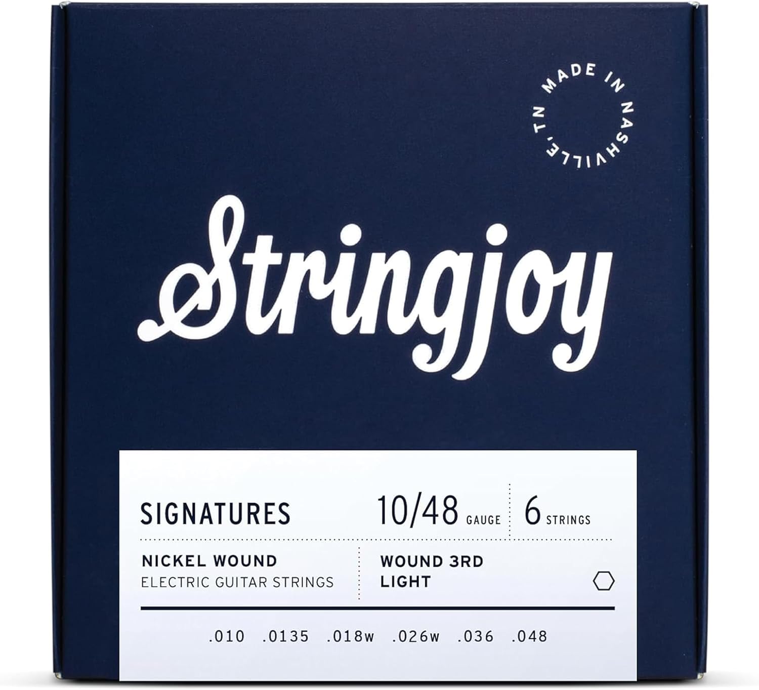 Amazon.com: Stringjoy NW1048W3 Signatures Nickel Wound Guitar Strings ...