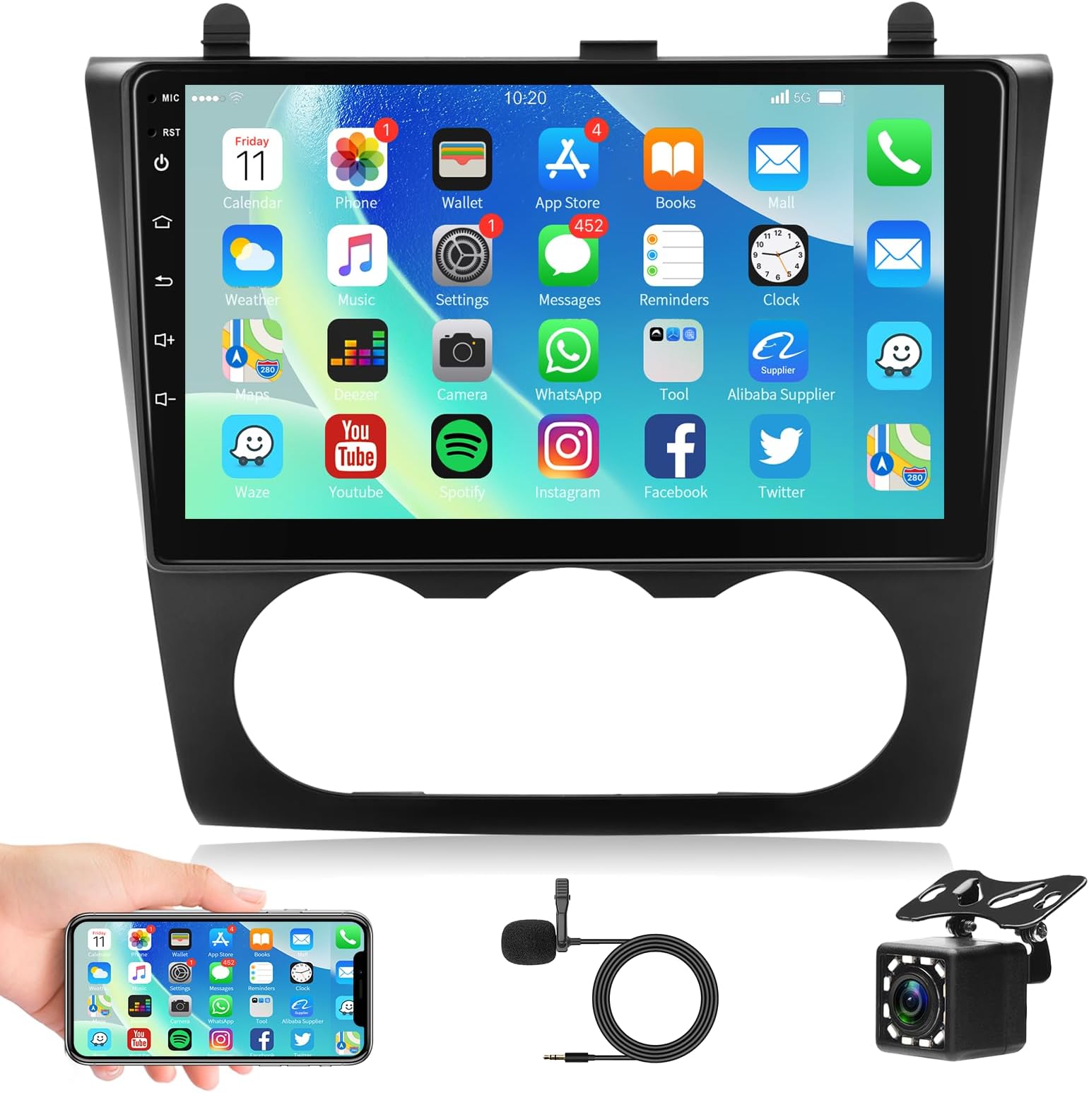 Amazon.com: for Nissan Altima 2008 2009 2010 2011 2012 Android 13 Car ...