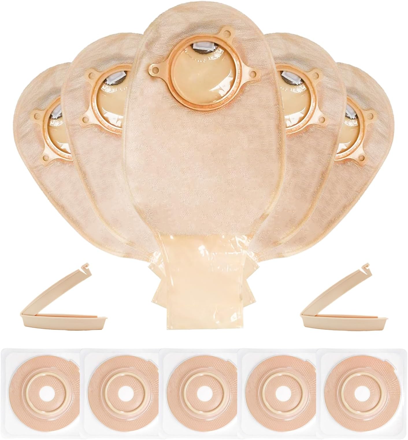 Amazon.com: ZOLIQUEX Two Piece Ostomy Bag Ostomy Supplies, 10PCS ...