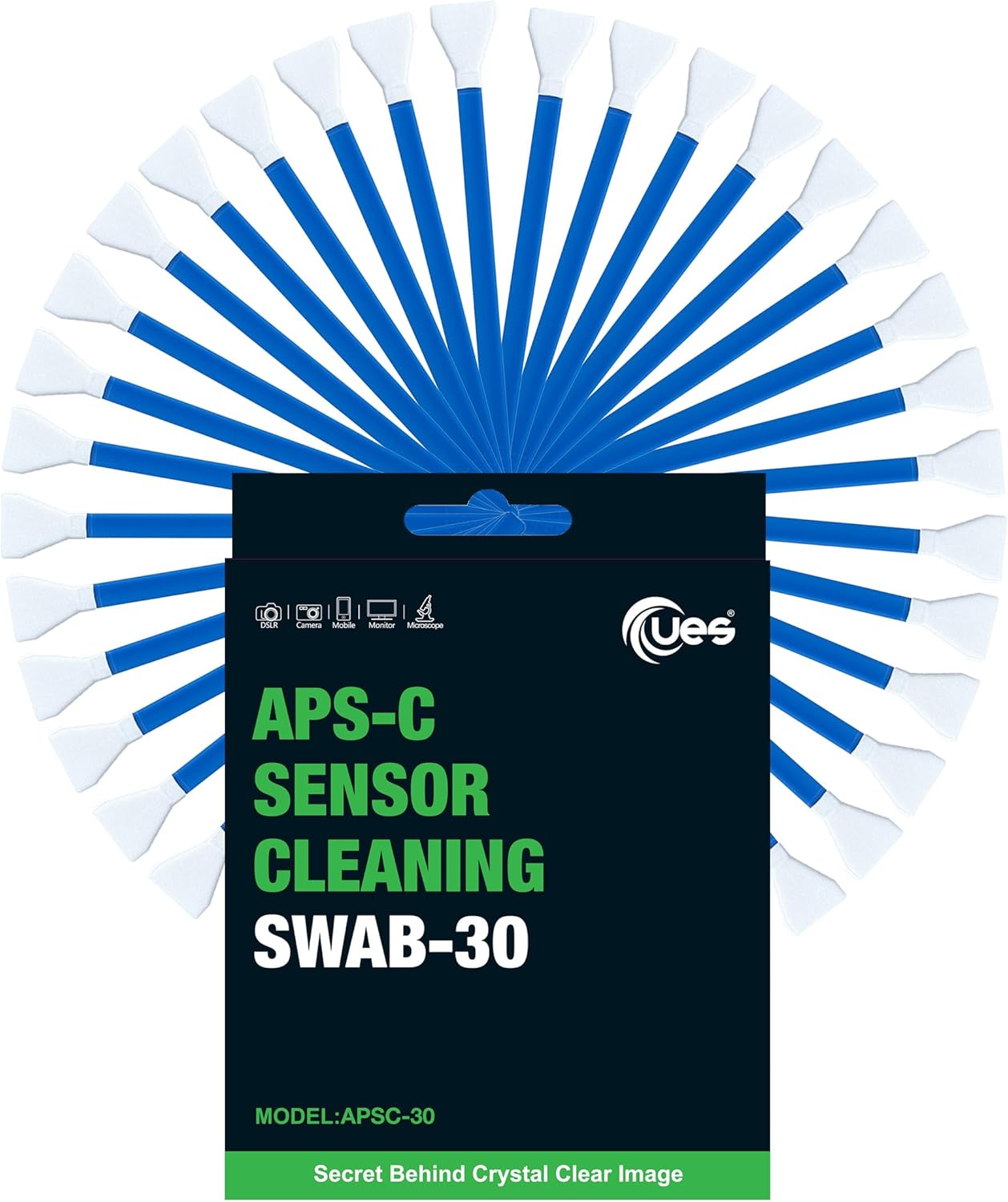 UES APSC 30 APS-C Sensor Cleaning Swabs for Reflex and Mirrorless ...