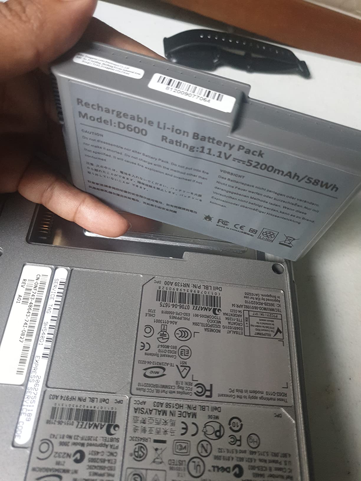 Amazon.com: TREE.NB New Laptop Battery for Dell Latitude D600 D505 D610 ...