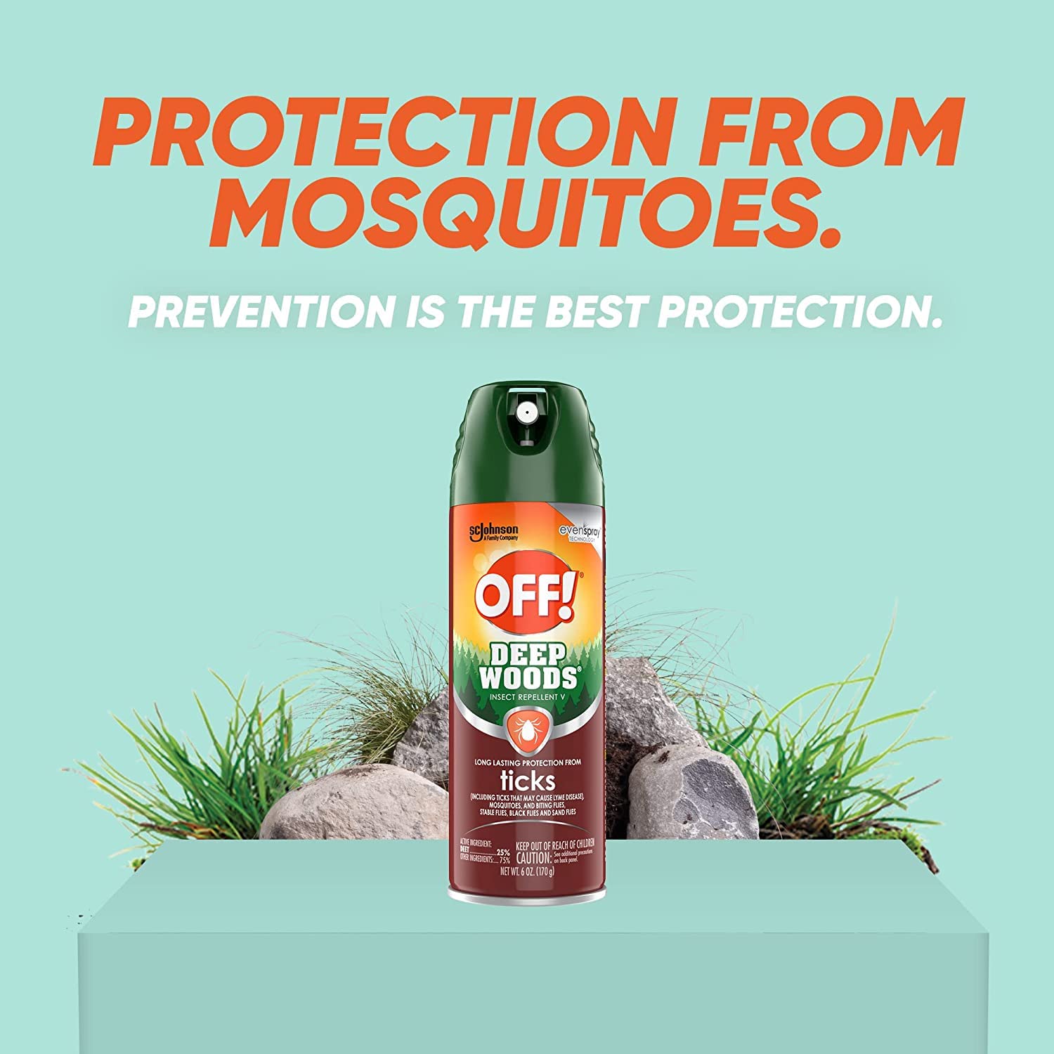 Off Bug Spray Ads Off! Active Insect Repellent Feature Product