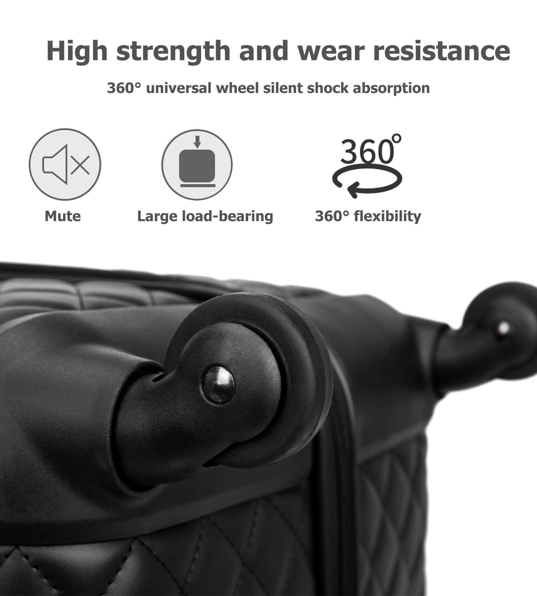 Snapklik.com : Feilario Plaid PU Leather Softshell Luggage Set - 4 ...