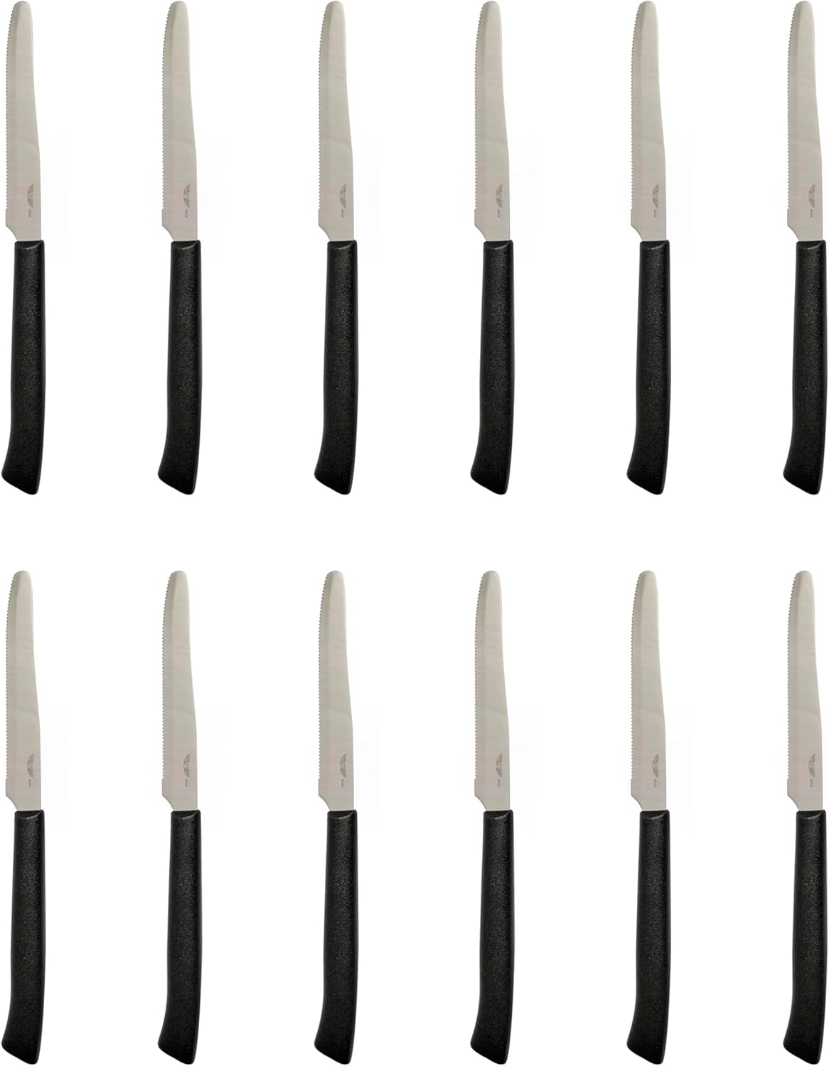 Prima Collection Set of 12 Table Knives with Stainless Steel Blade and ...