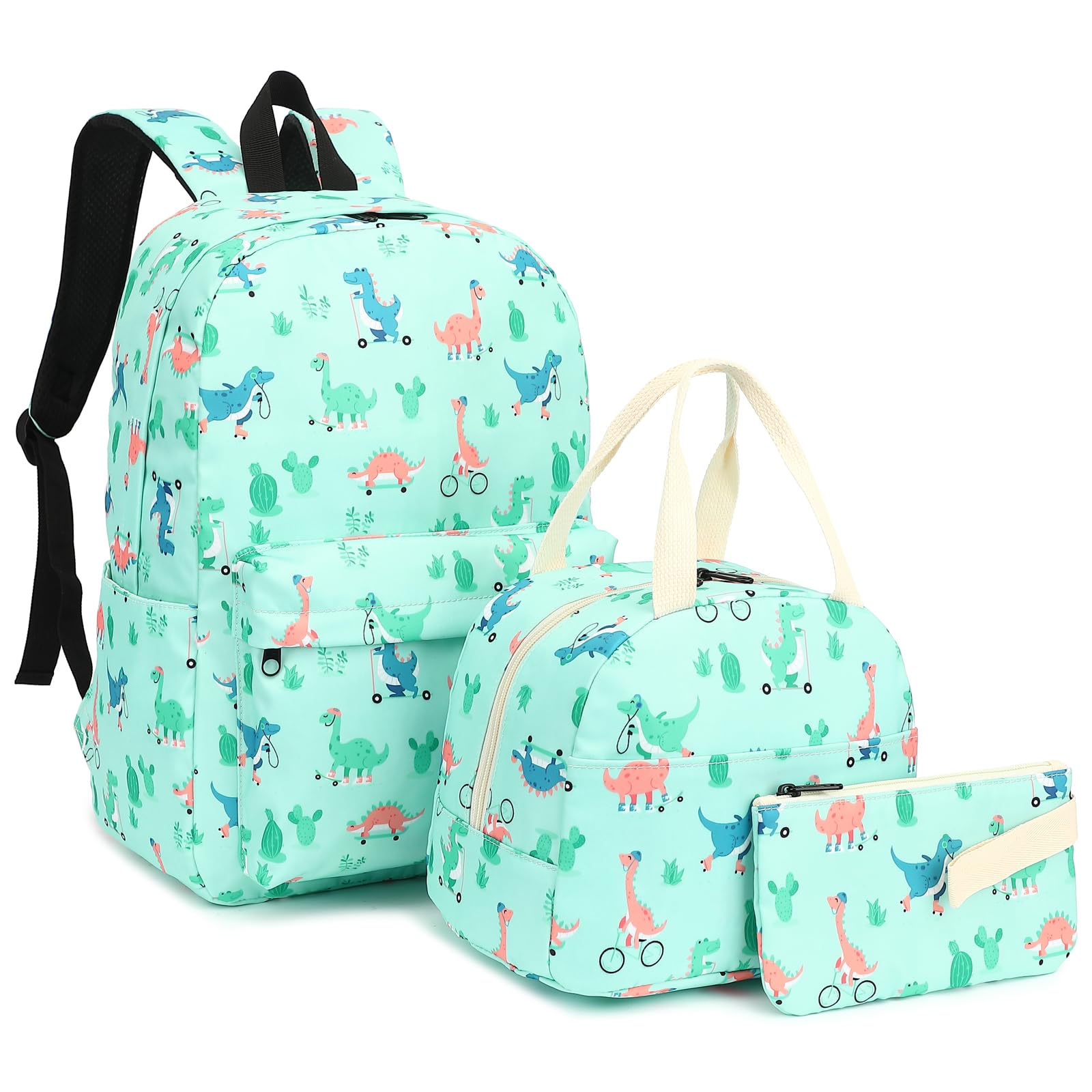 Amazon.com: Cuayxox Dinosaur Girls Backpack for School, Kids Elementary ...