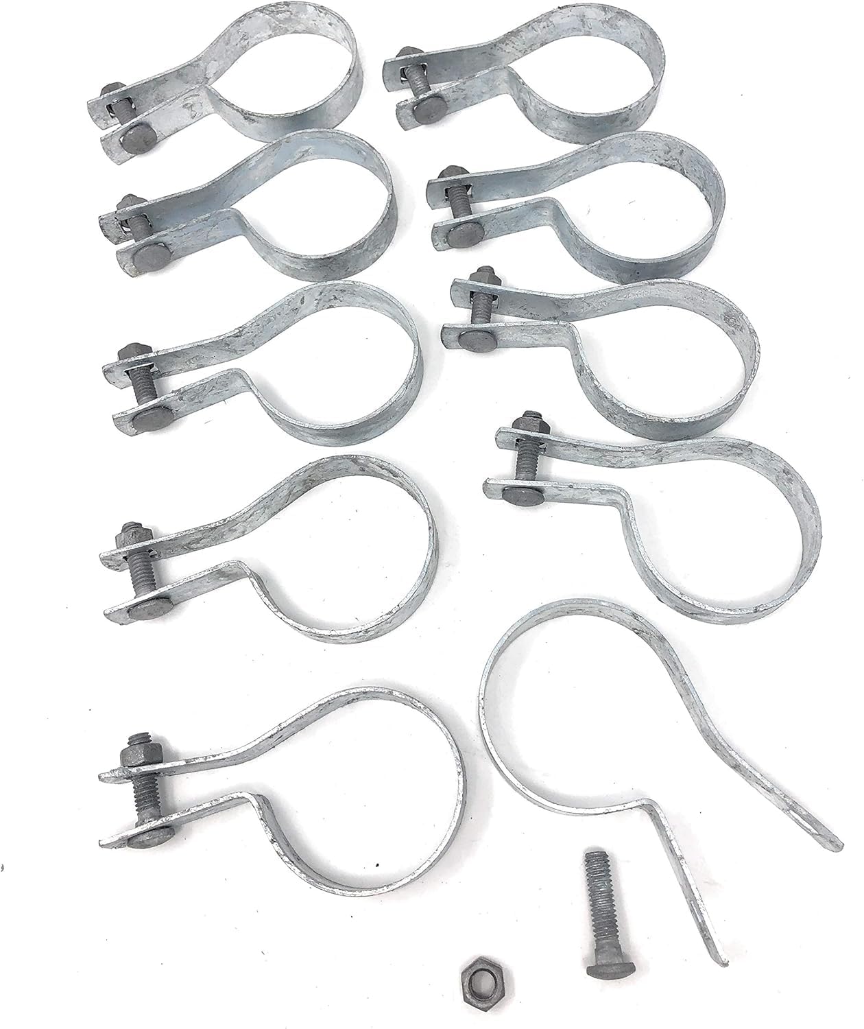 Snapklik.com : Galvanized Steel Chain Link Tension Band, Durable Steel ...