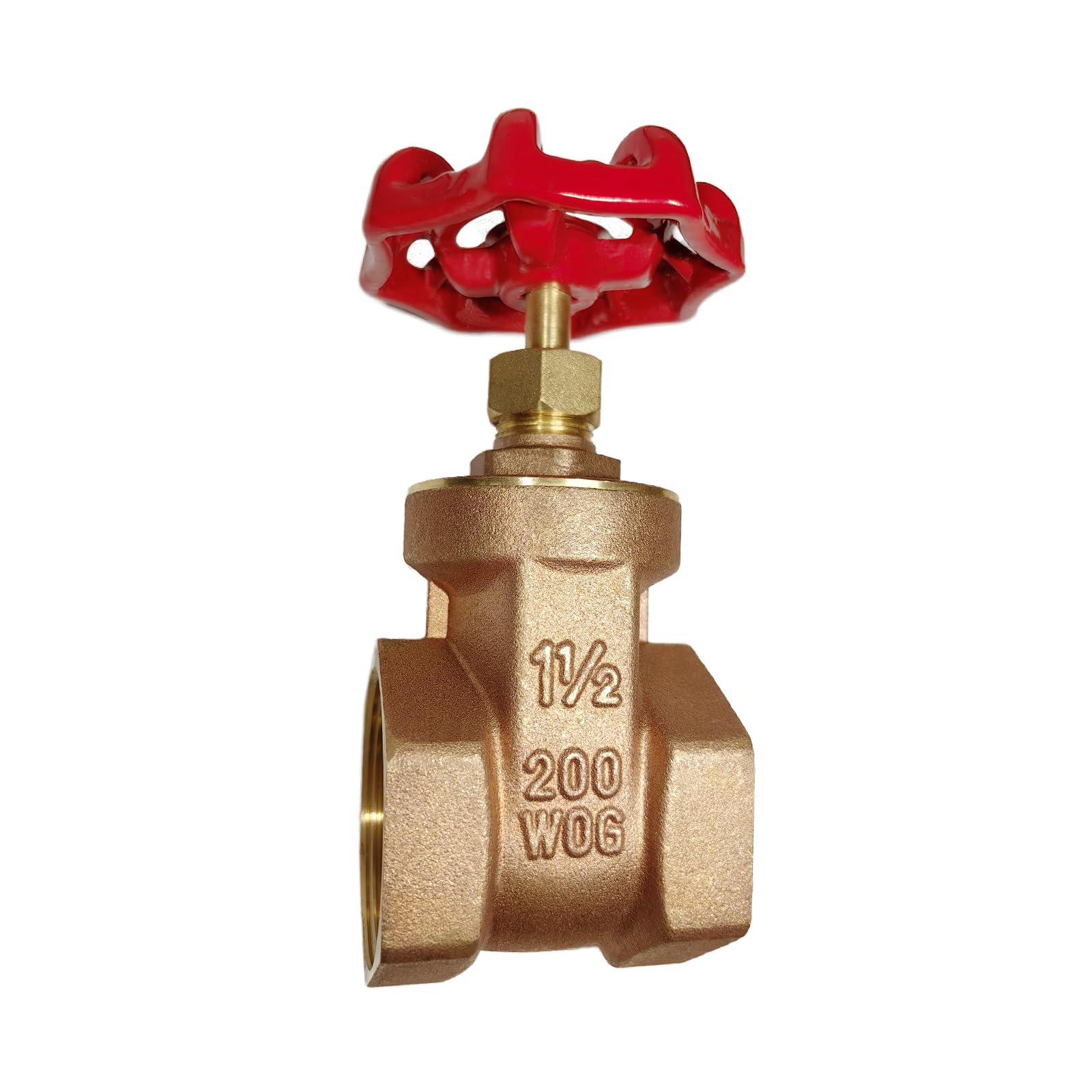 Amazon.com: GUXGUY 1-1/2” Brass Gate Valve DN40, NPT Brass Female ...