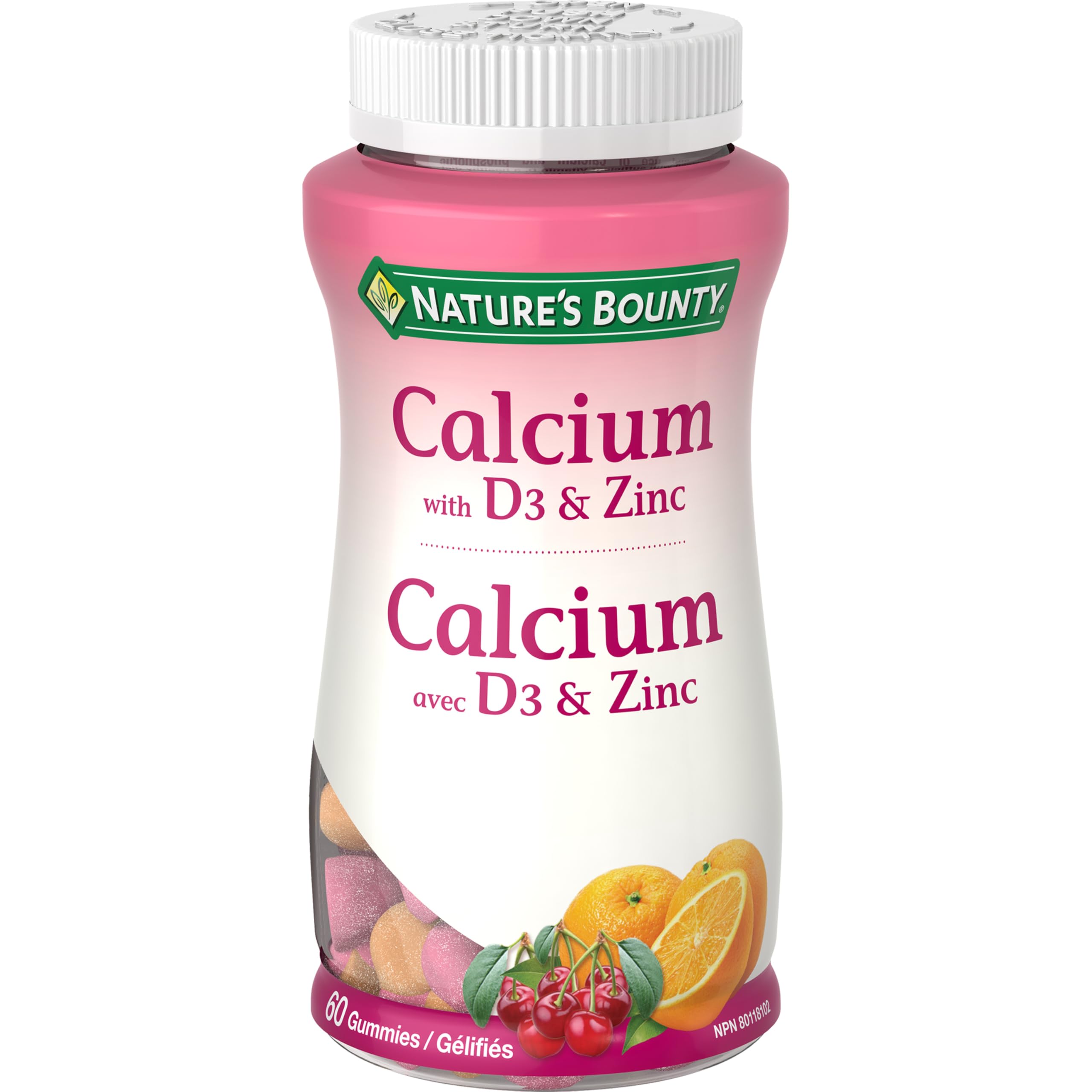 NATURE'S BOUNTY Calcium With D3 & Zinc, Helps Absorption Of Calcium ...