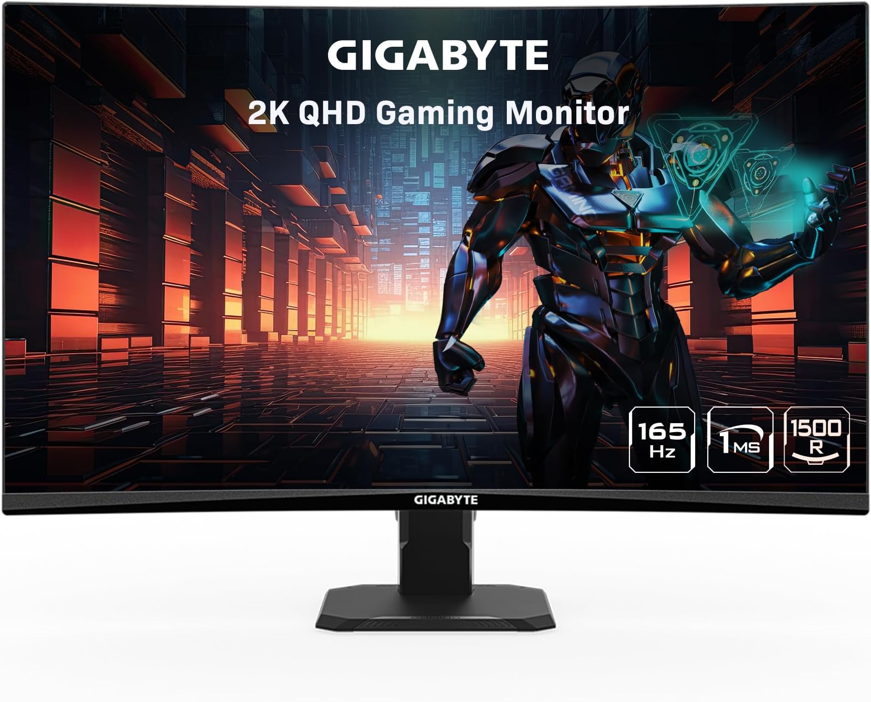 Amazon.com: GIGABYTE G32QC 32" 165Hz 1440P Curved Gaming Monitor, 2560 ...
