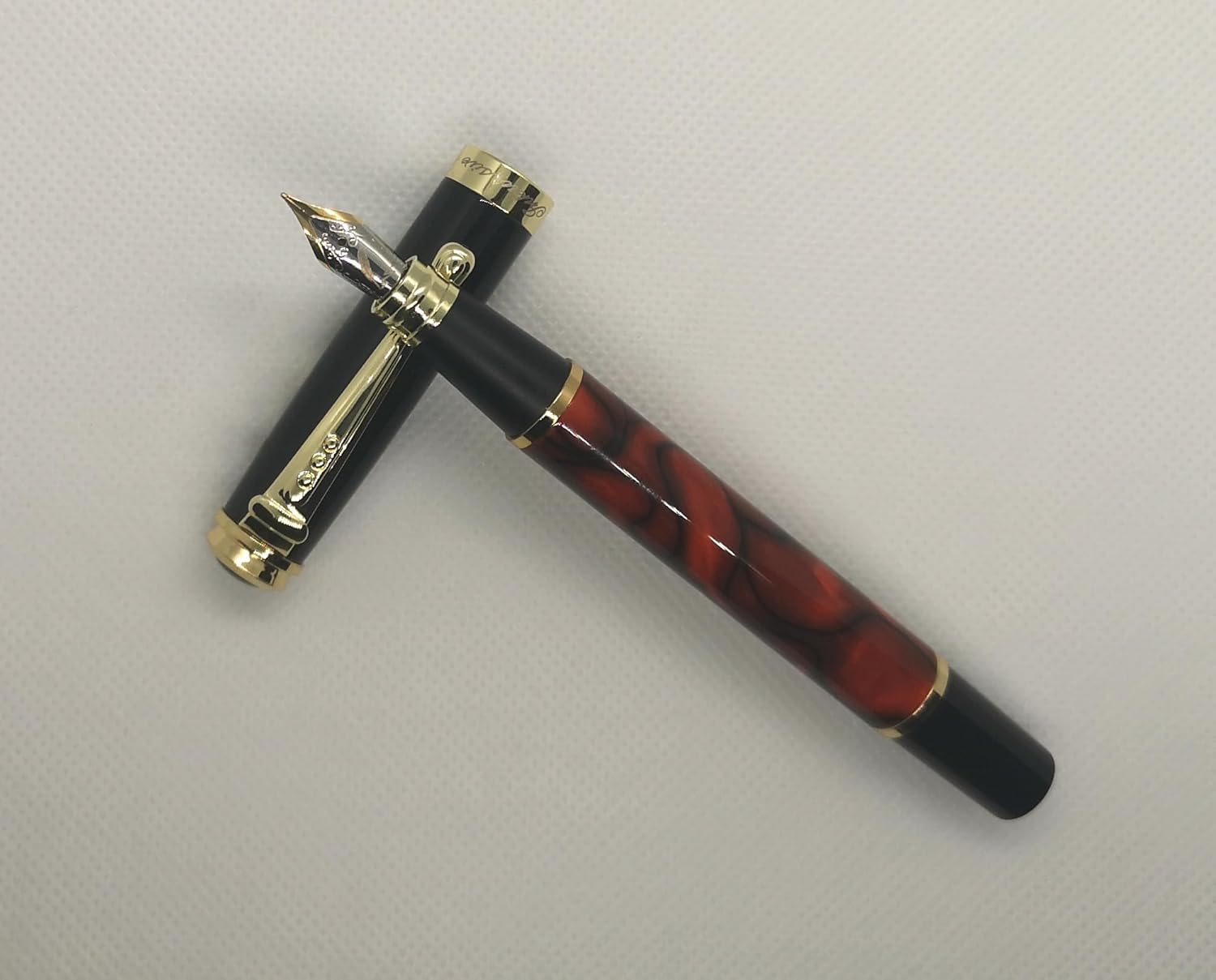 Amazon.com : Stub calligraphy italic golden nib/fine nib fountain pen ...