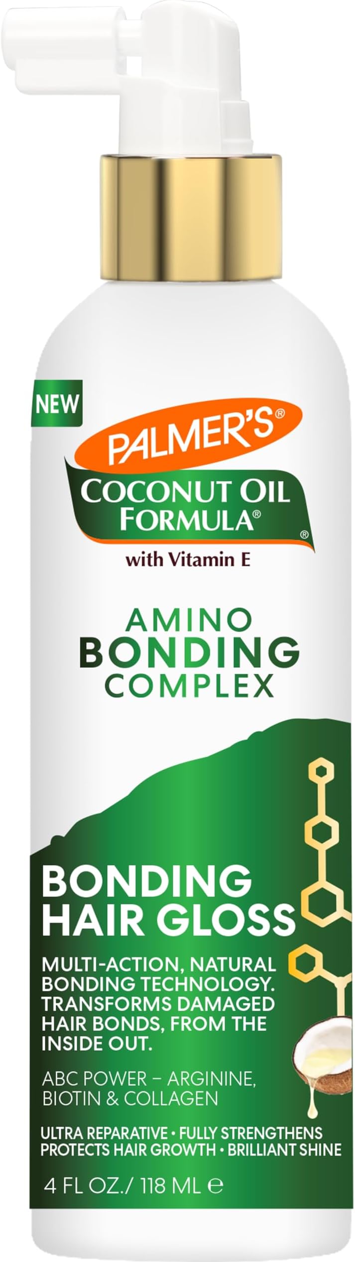 Amazon.com: Palmer's Amino Bonding Complex Hair Gloss, Hair Shine Spray ...