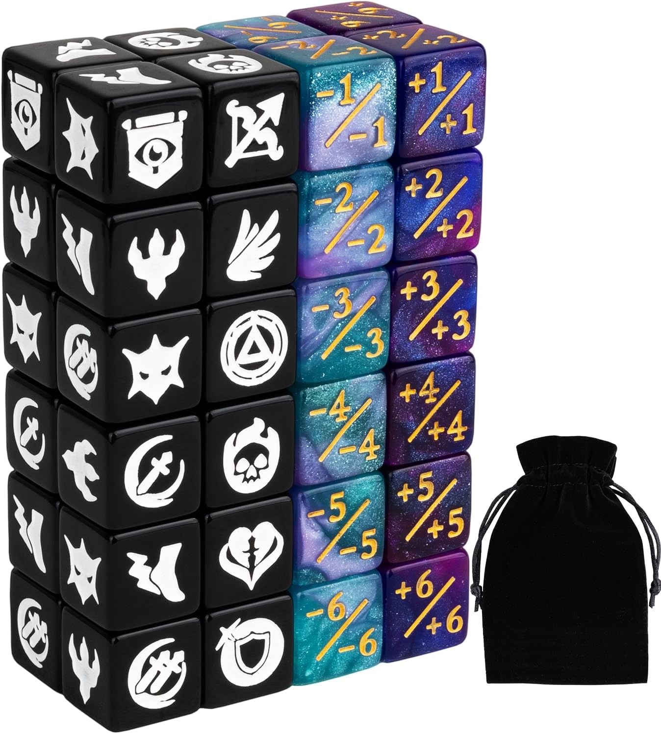 Amazon.com: 48 Pieces MTG Dice Counters Icon Abilities Keywords Counter ...