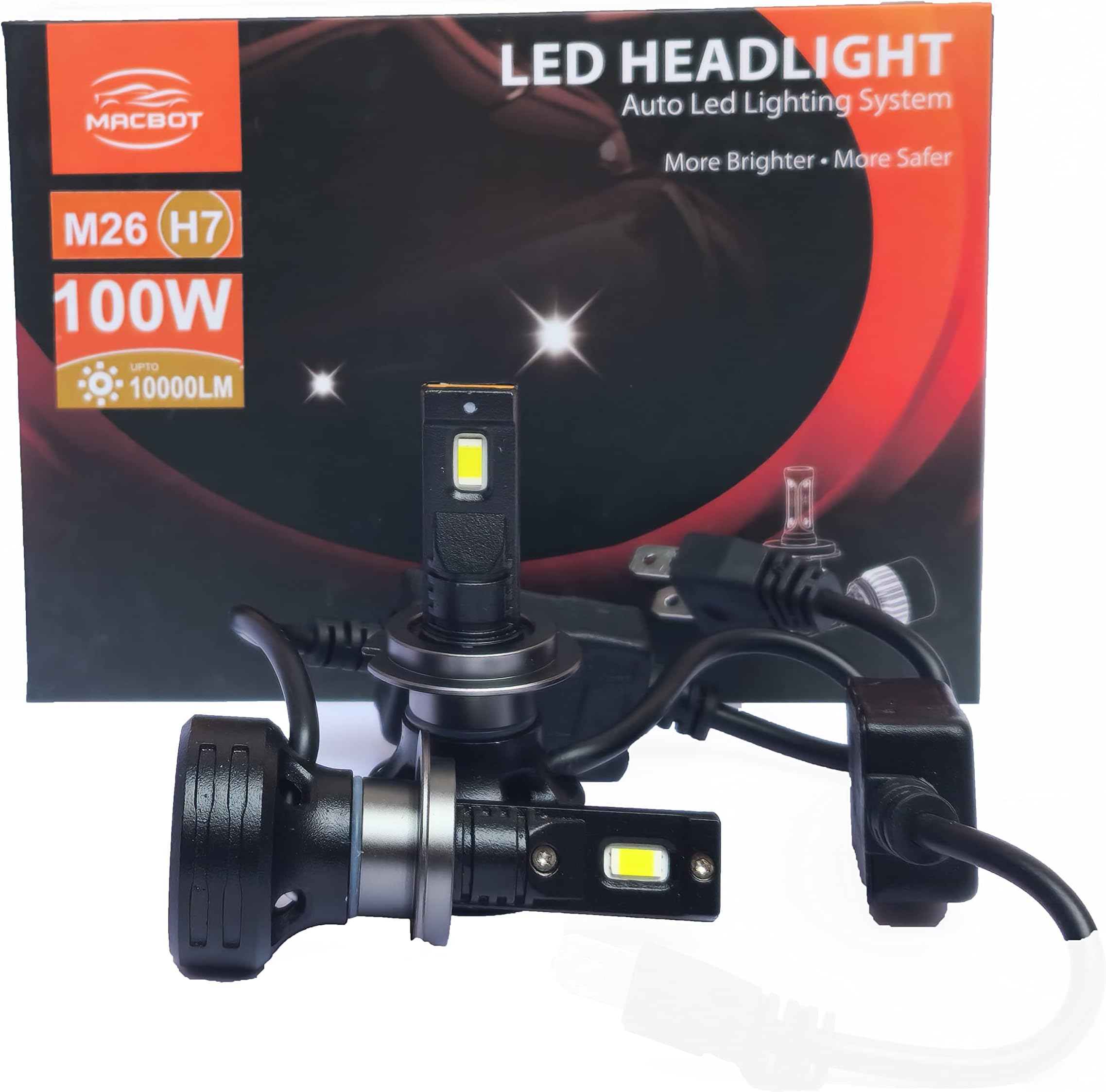 MACBOT High lumen Car LED HeadLight Bulb Suitable for Highway Driving ...