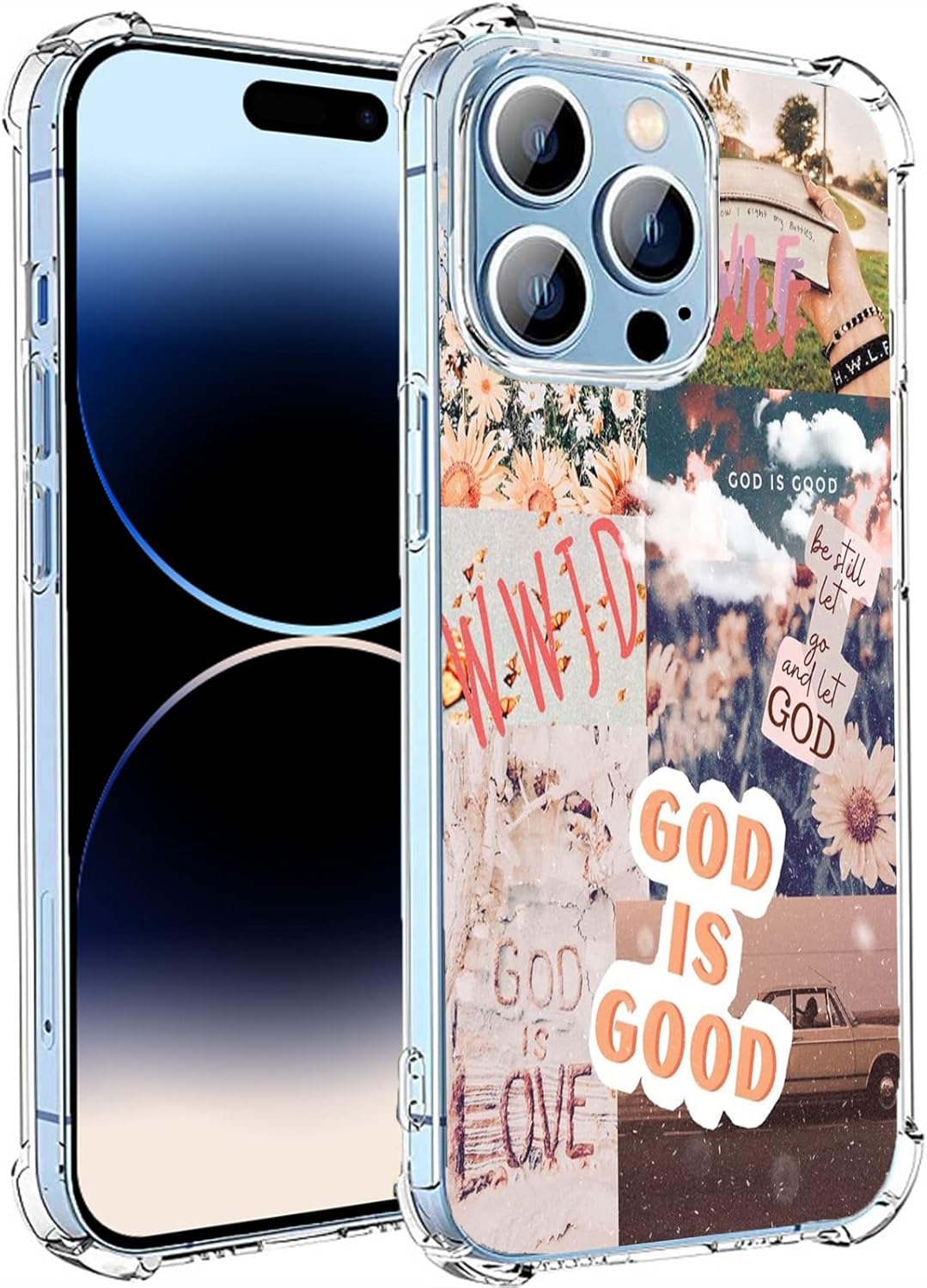 Amazon.com: mehidpur Christian God Case for iPhone 14 Pro Max,Jesus Christian Positivity ...