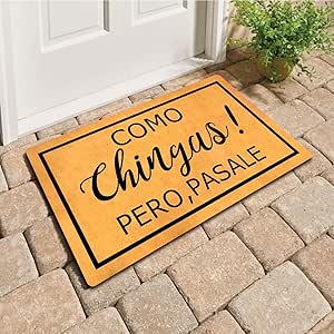 Amazon.com: Funny Welcome Doormat Front Porch Decor Rugs With Rubber ...