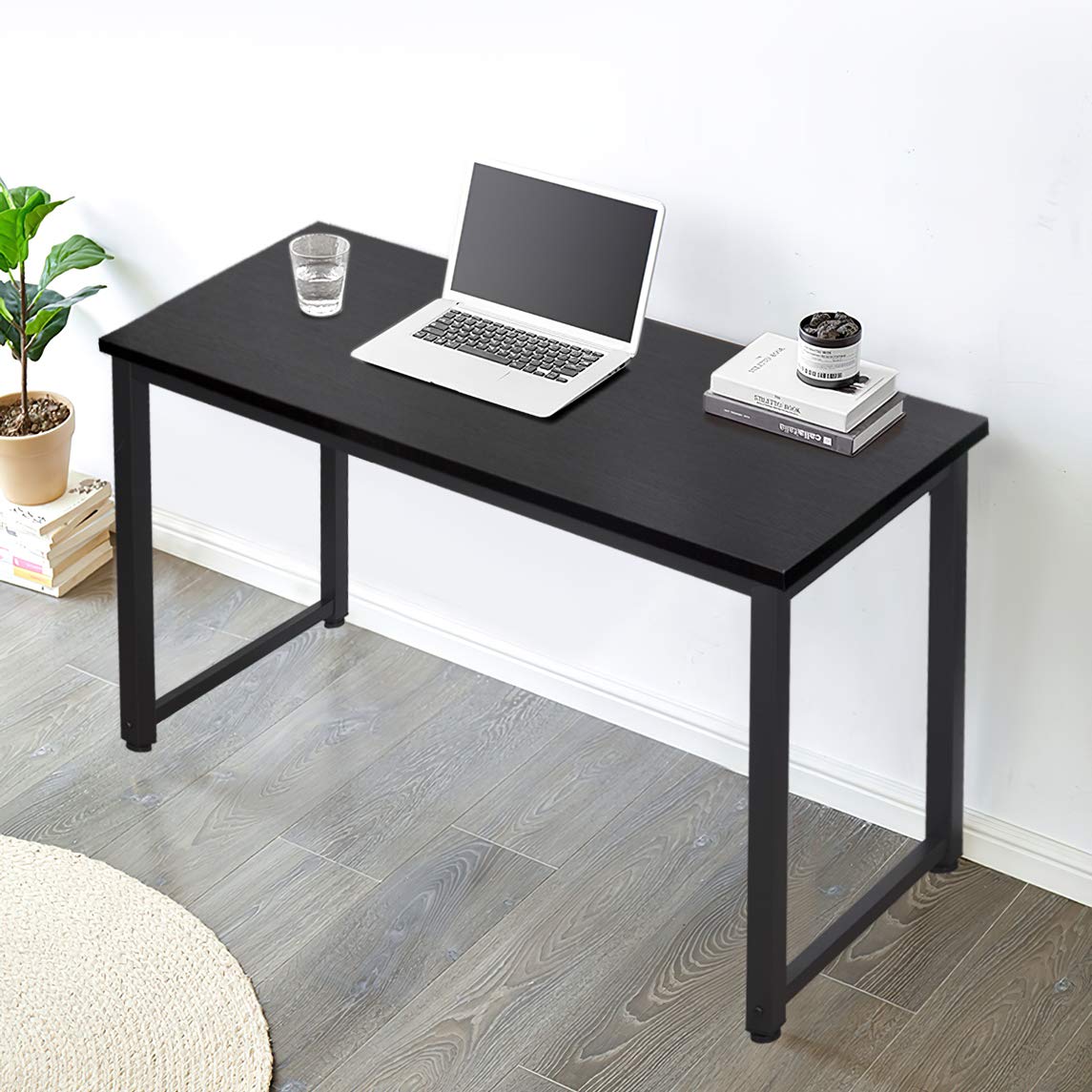Buy Simple Computer Desk 39 Inch Desks for Home Office Modern Simple ...