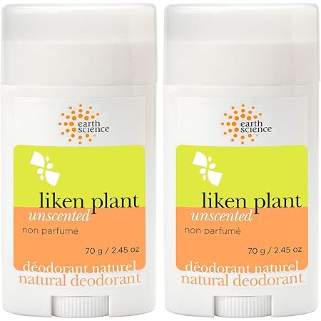 Amazon.com : Earth Science Liken Plant Herbal Scent Deodorant, 2.45 oz ...