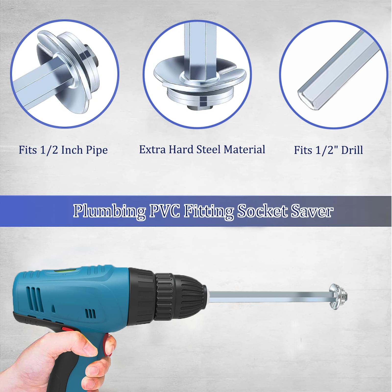 Snapklik.com : Plumbing PVC Fitting Saver, Pipe Reamer Cutter For ...