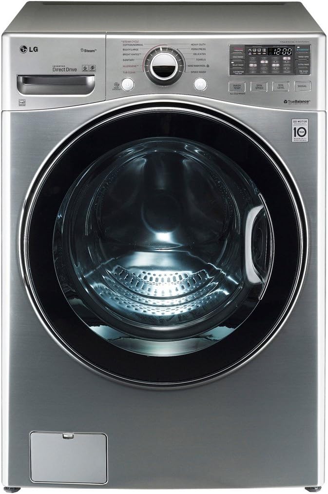 Amazon.com: LG WM3470HVATurboWash 4.0 Cu. Ft. Graphite Steel Stackable ...