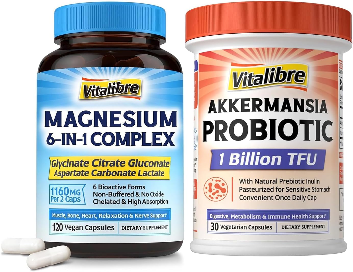Amazon.com: Magnesium Complex Supplement 6 in 1 & Akkermansia ...