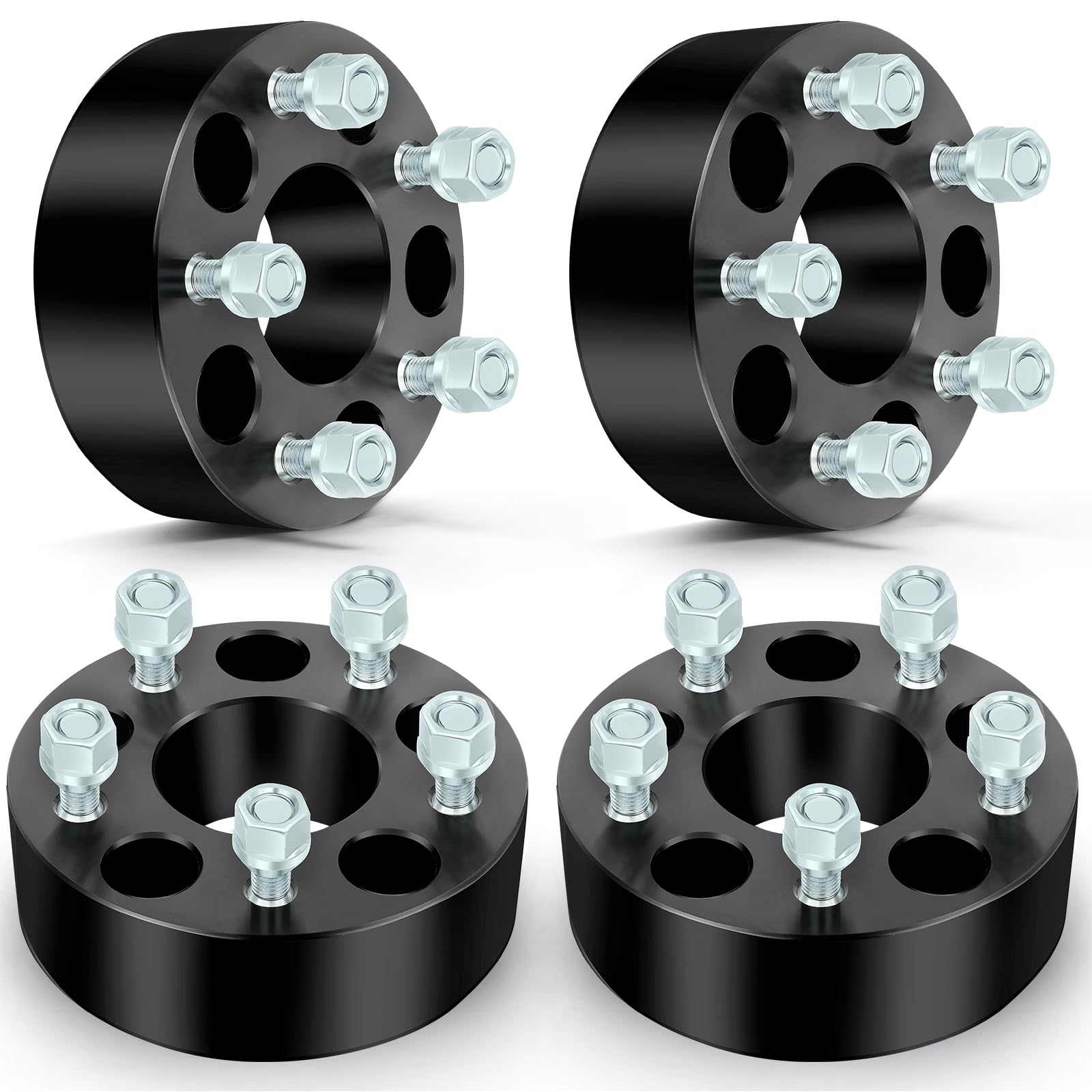Amazon.com: ECCPP 4PCS 2" 5 Lug Wheel Spacer 5x4.75 5X120.65 Wheel ...