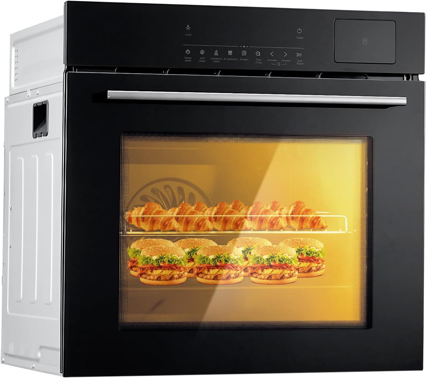 Amazon.com: Single Wall Oven 24", Built-in Electric Ovens with 5 ...