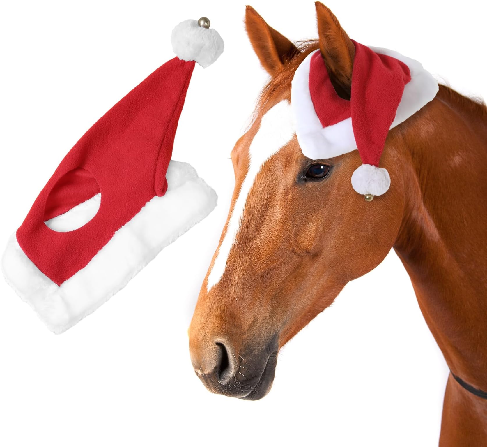 Amazon.com: Santa Christmas Horse Hat : Home & Kitchen