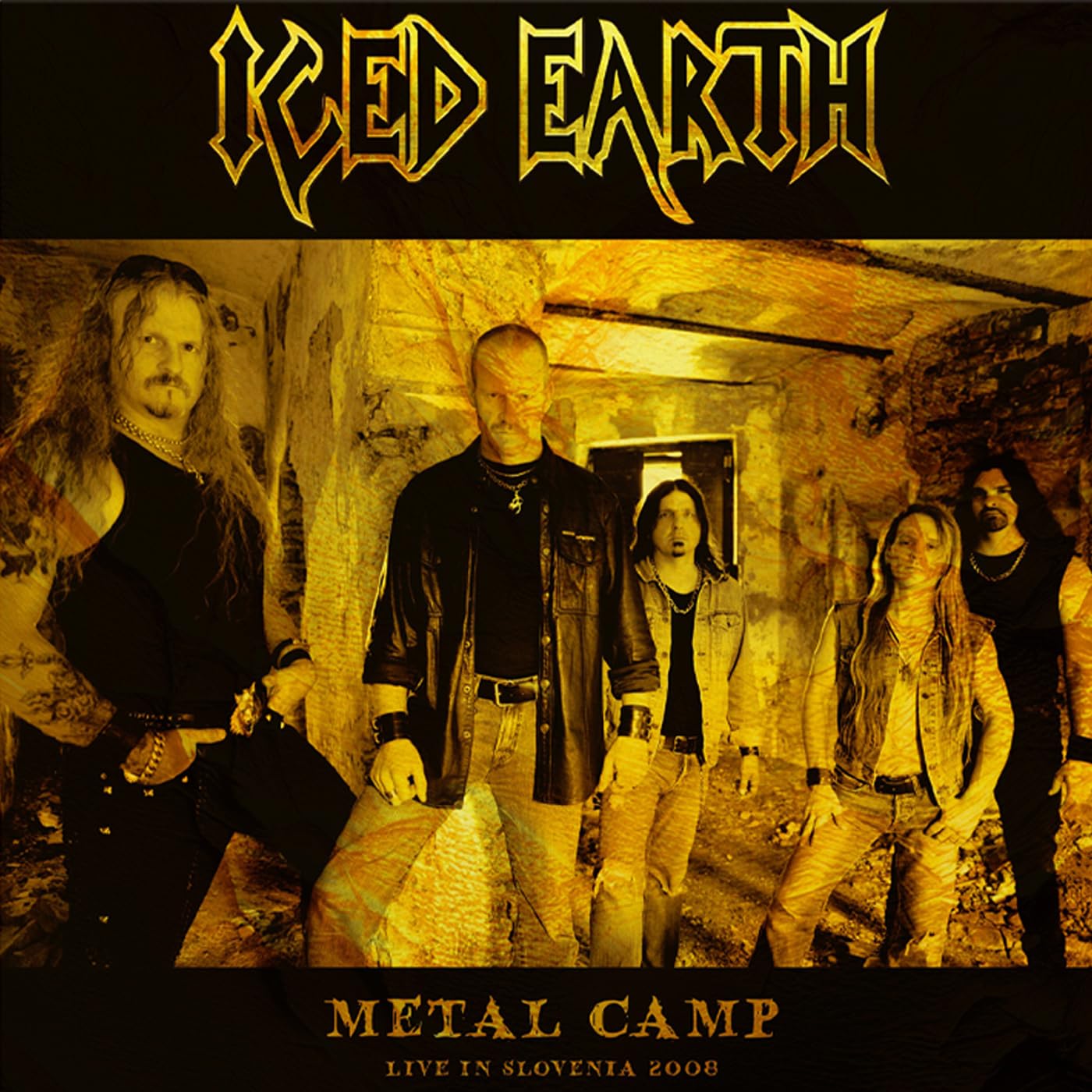 Amazon.com: Metal Camp (Double Gold Mirror Foil Printed Gatefold Black ...